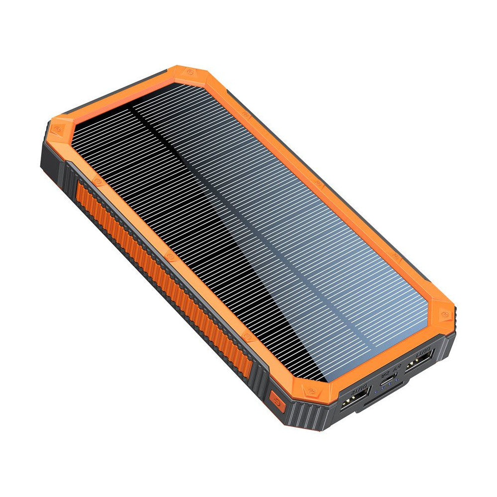 10.000 mAh Solar Powerbank fra Lippa - Køb Billigt her – GrejFreak.dk
