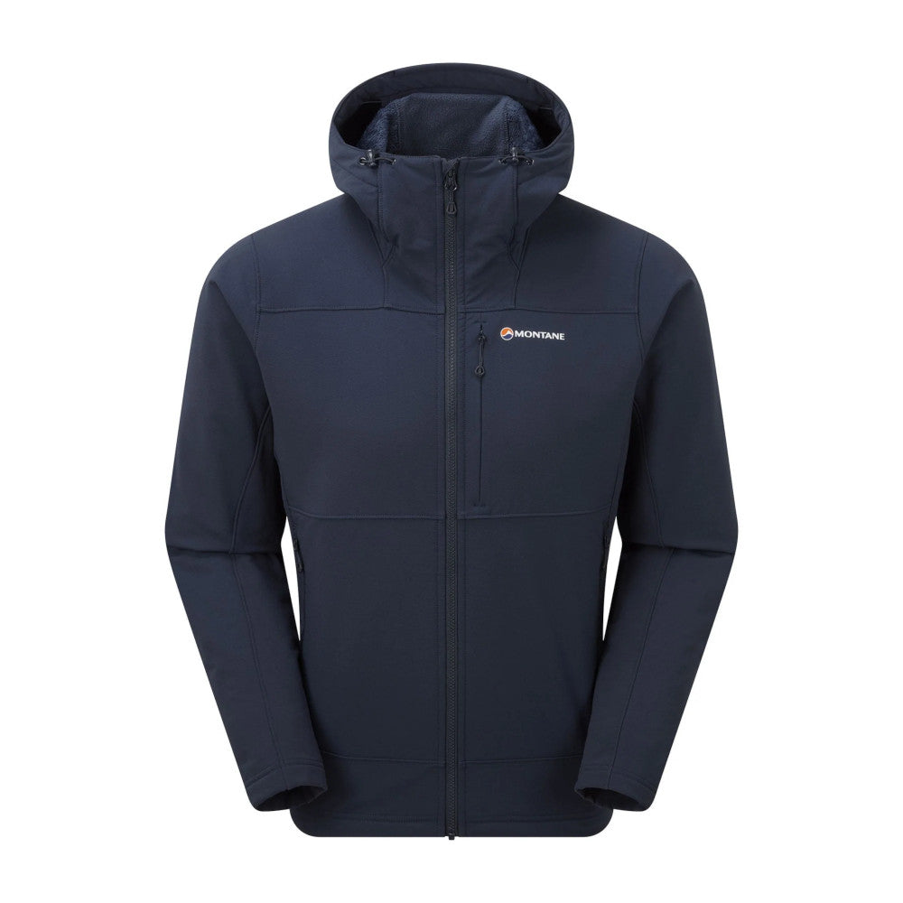 Montane - Krypton Herre Softshell Hoodie | Eclipse Blue – GrejFreak.dk