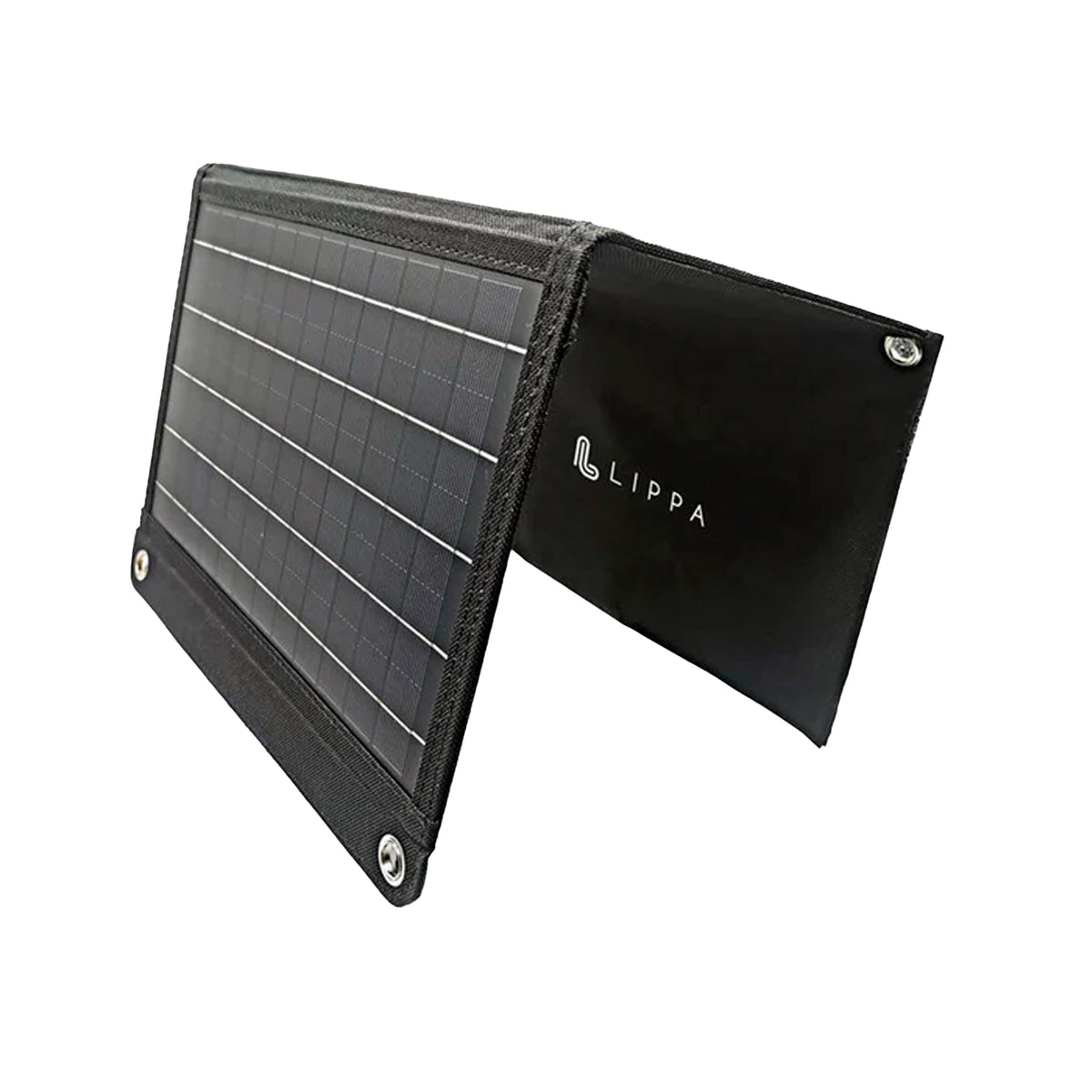 15W solcellepanel Fra Lippa – Transportabel oplader med 2 x USB-A ...